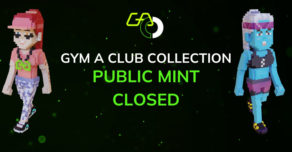 Gym A Club Collection - Sandbox Avatar NFT | Gym Aesthetics x OliveX x ...