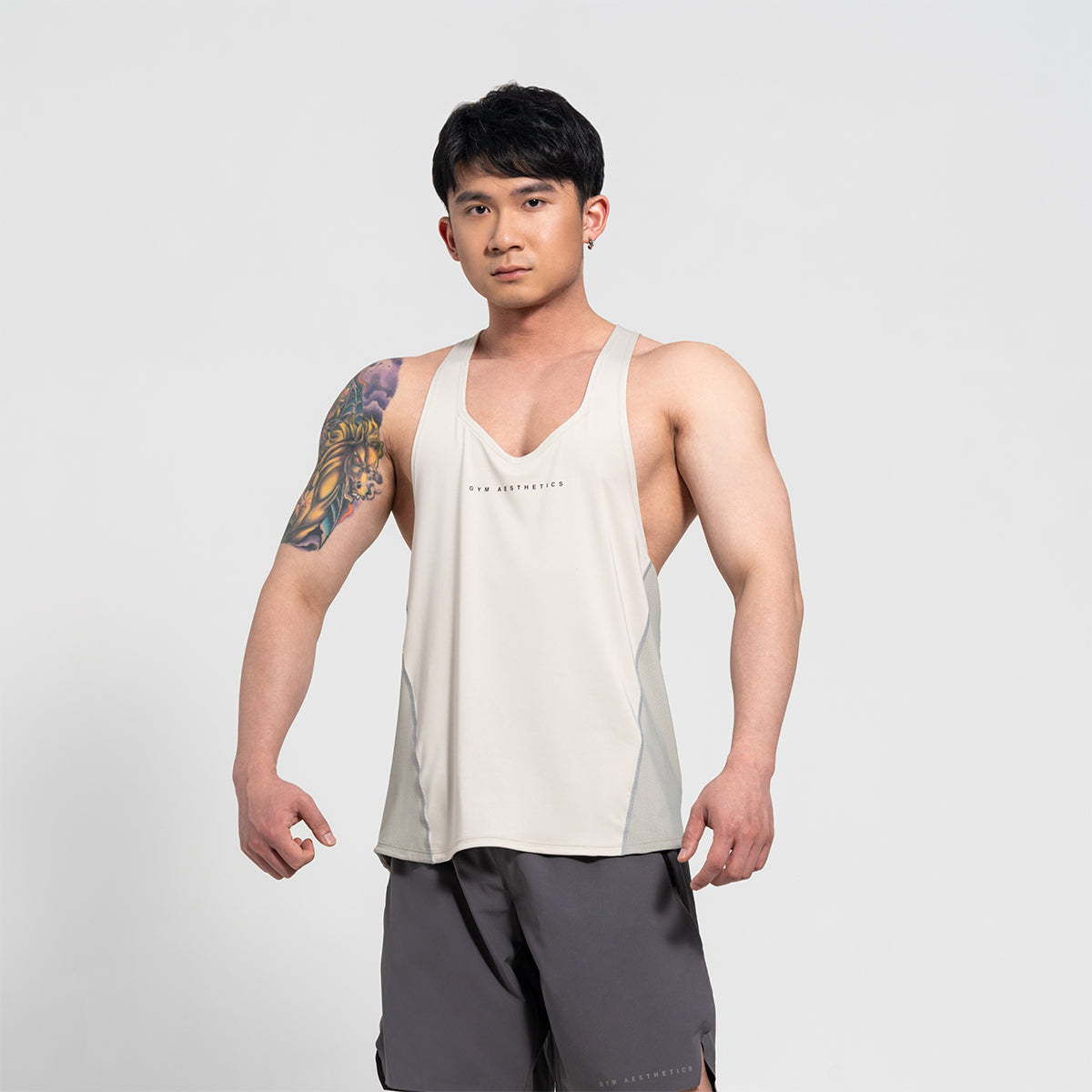Body Builder Essential Stringer Y Back for Men | Gym Aesthetics