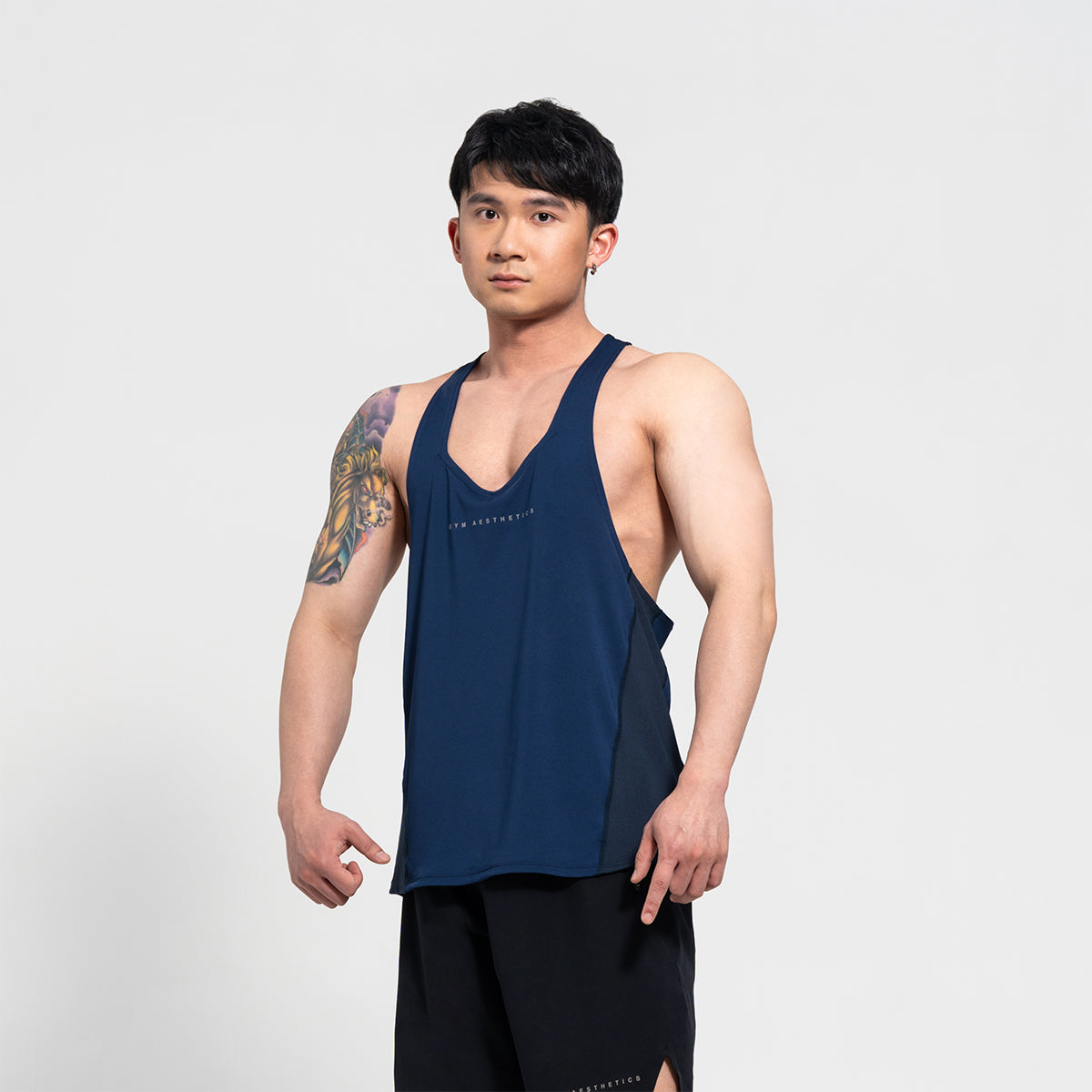 Body Builder Essential Stringer Y Back for Men | Gym Aesthetics