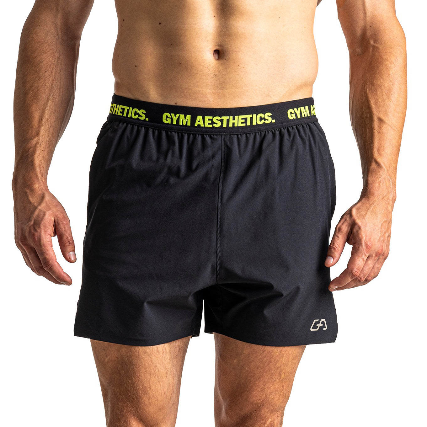 Training Ergonomics 3 inch Running Shorts for Men | Gym Aesthetics